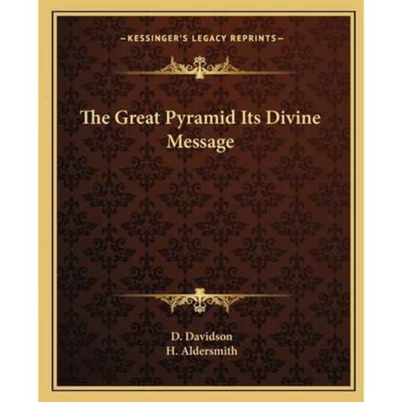D. Davidson | Other | The Great Pyramid Its Divine Message D Davidson ...